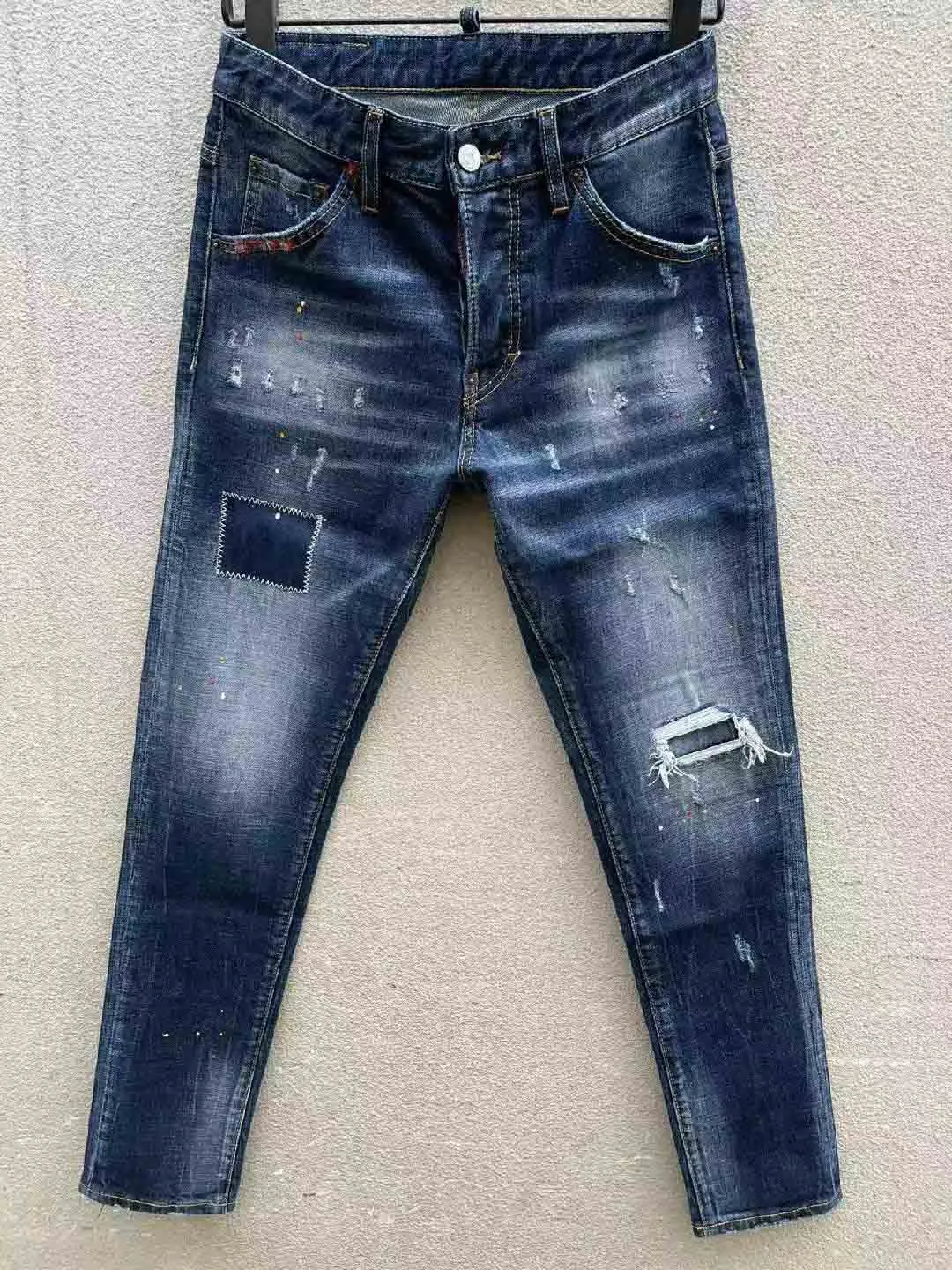 Venta Al Por Mayor Vaqueros Bordados De Rosas De Lujo... De 41,33 ...