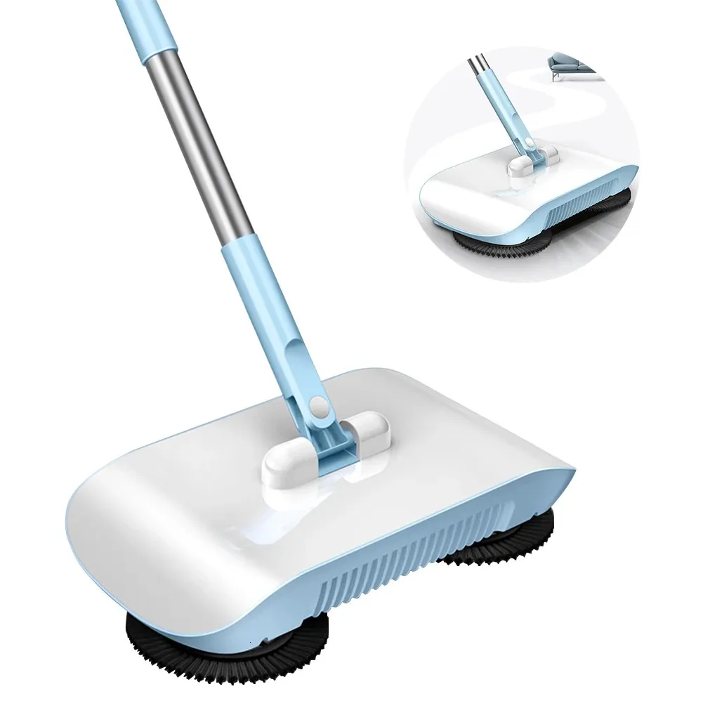 Hand Push Floor Sweeping Machine 3 In 1 Wet Dry Cleaner Robot With 180 ...