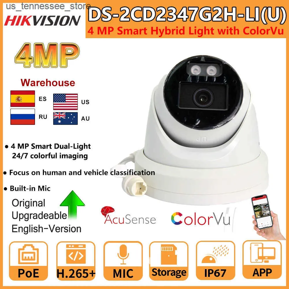 Hikvision 4MP IP Camera DS 2CD2347G2H LIU Built In Mic Dual Light Smart ...