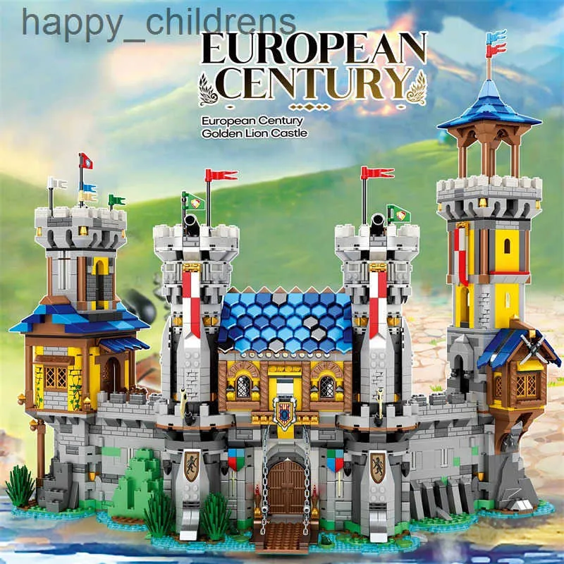 European Castle Model Building Set Miniature City View Architecture ...