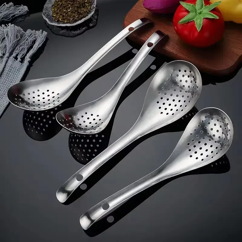 Stainless Steel Strainer Spoon Kitchen Colander Spoon... From ...