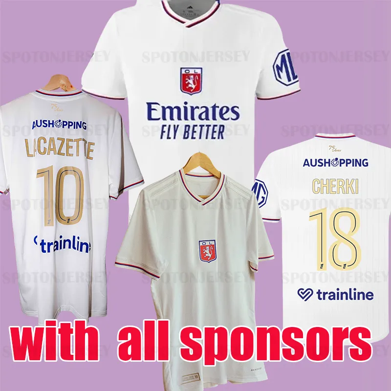 Lyon Vintage Soccer Kits 75th Anniversary Kit BENRAHMA, OL Top Football ...