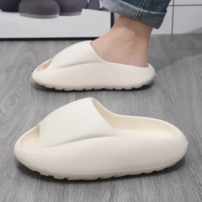 Summer Couple Slippers: Lightweight EVA Stepping Comfort Slides ...