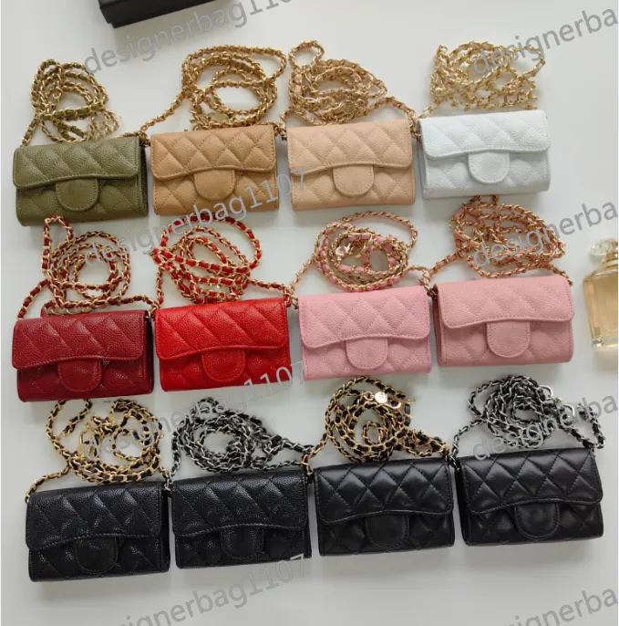 Designer Chain Wallet Women Chain Bag Wallet Card Holder Luxury Chain ...