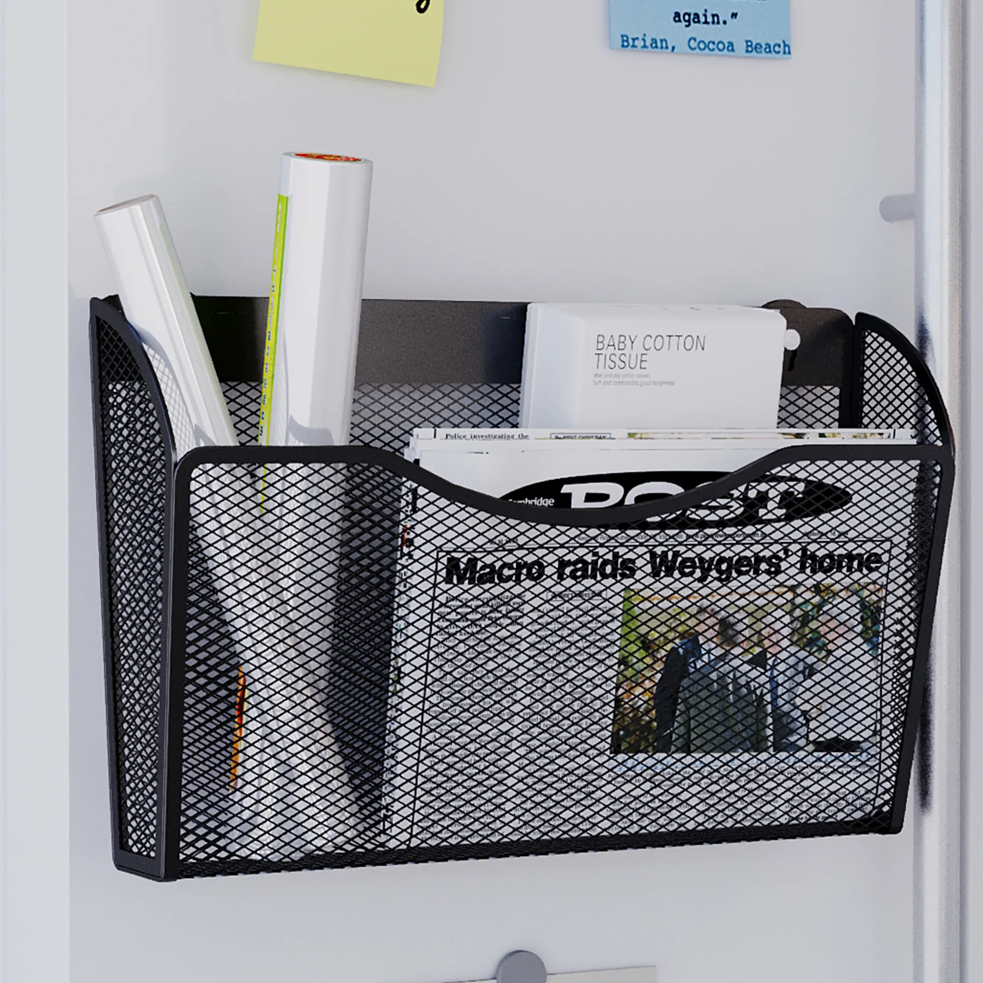 Durable Magnetic File Storage System Wall Mountable Organizer For ...