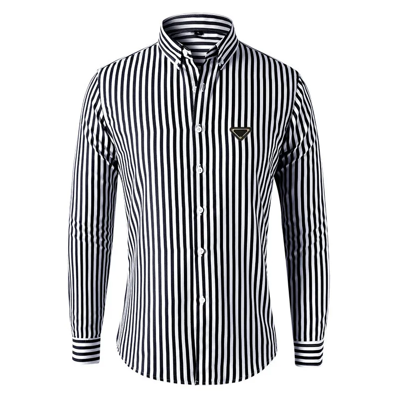Luxury Men's Designer Shirt: Casual Business Social T-Shirt, Spring ...