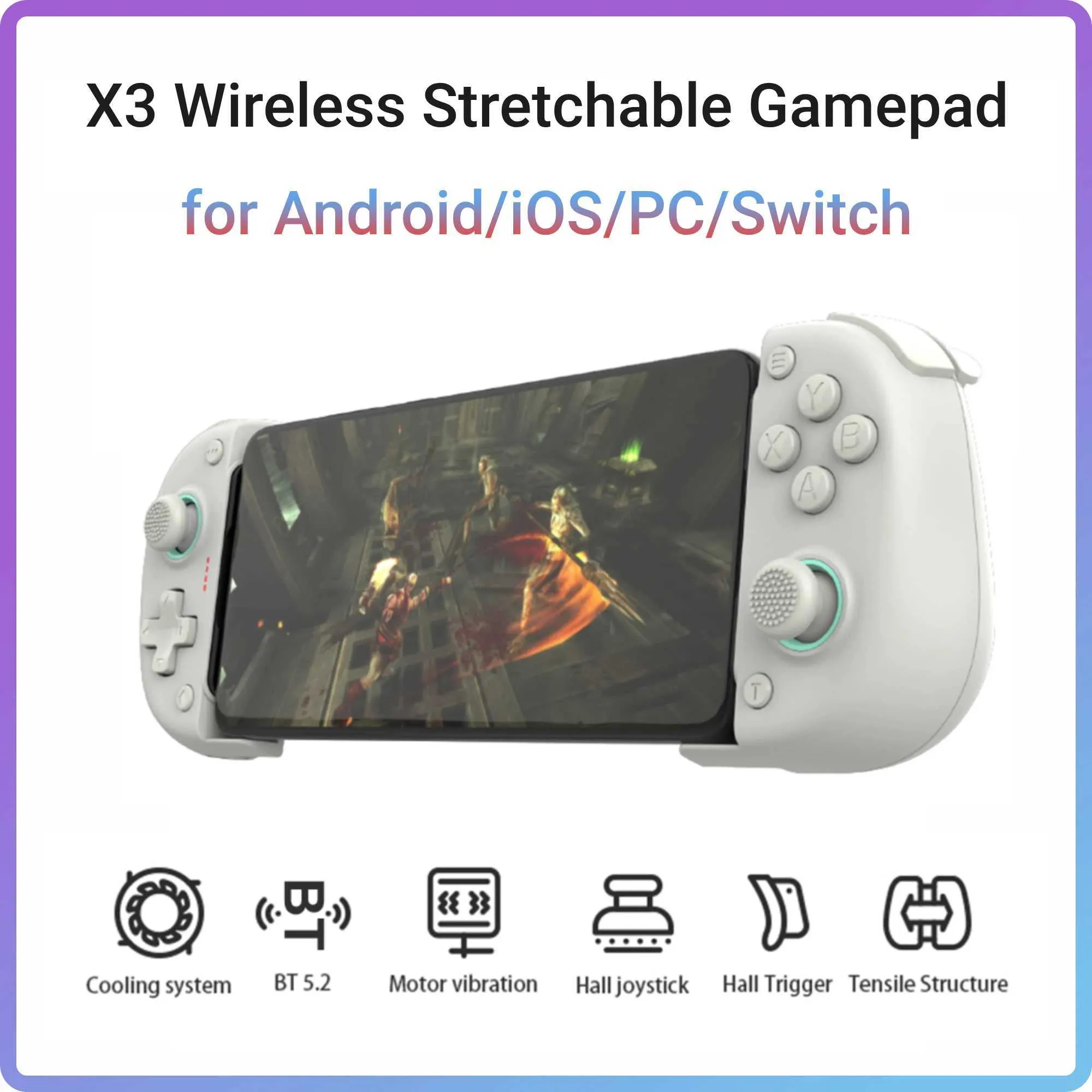 Extendable Wireless Archos Gamepad With Hall Effect Joystick For ...