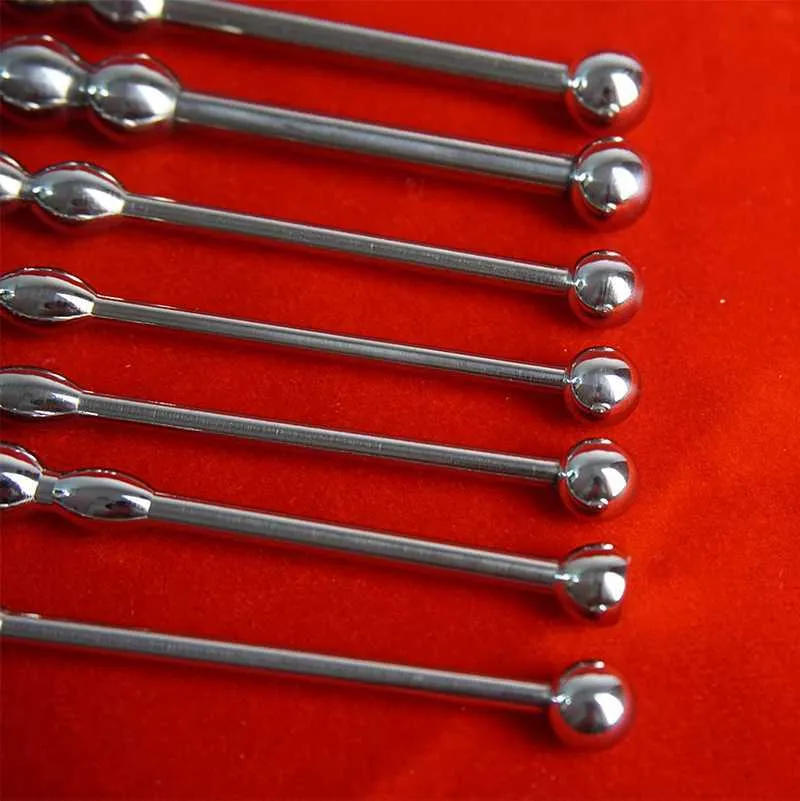Adult Toys Curved Urethral Insert Penis Plug Stainless SteelMetal ...