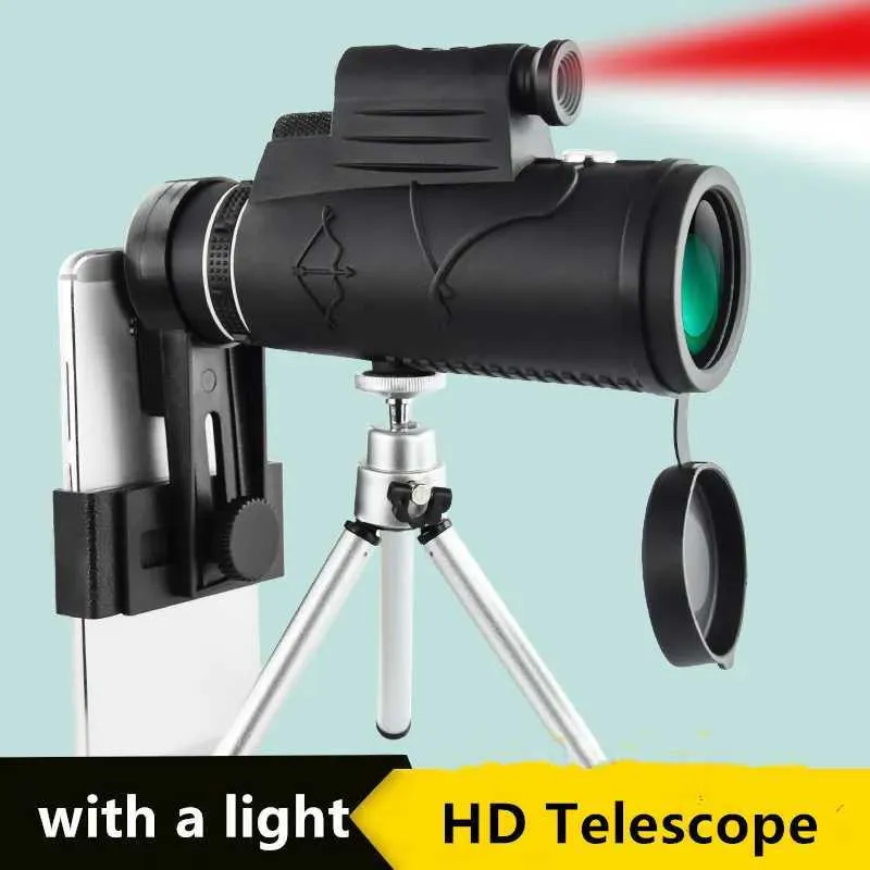 High Powered Portable Telescope Kit With Light And Compass Long Range ...