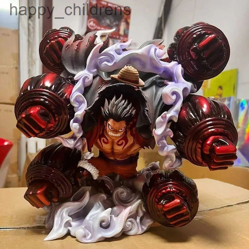 Anime One Piece Luffy Figures Monkey D. Luffy Gear... From Happy ...