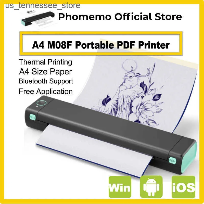Portable Wireless Thermal Printer For Stencil Transfers Lightweight ...