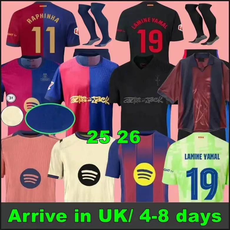 Barcelona World Cup Soccer Shirts Collection LAMINE, YAMAL, Lewandowski ...