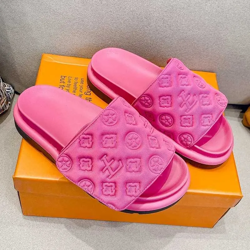Ladies' Luxury Designer Flat Slippers: Magic Sticker Summer Sandals for ...
