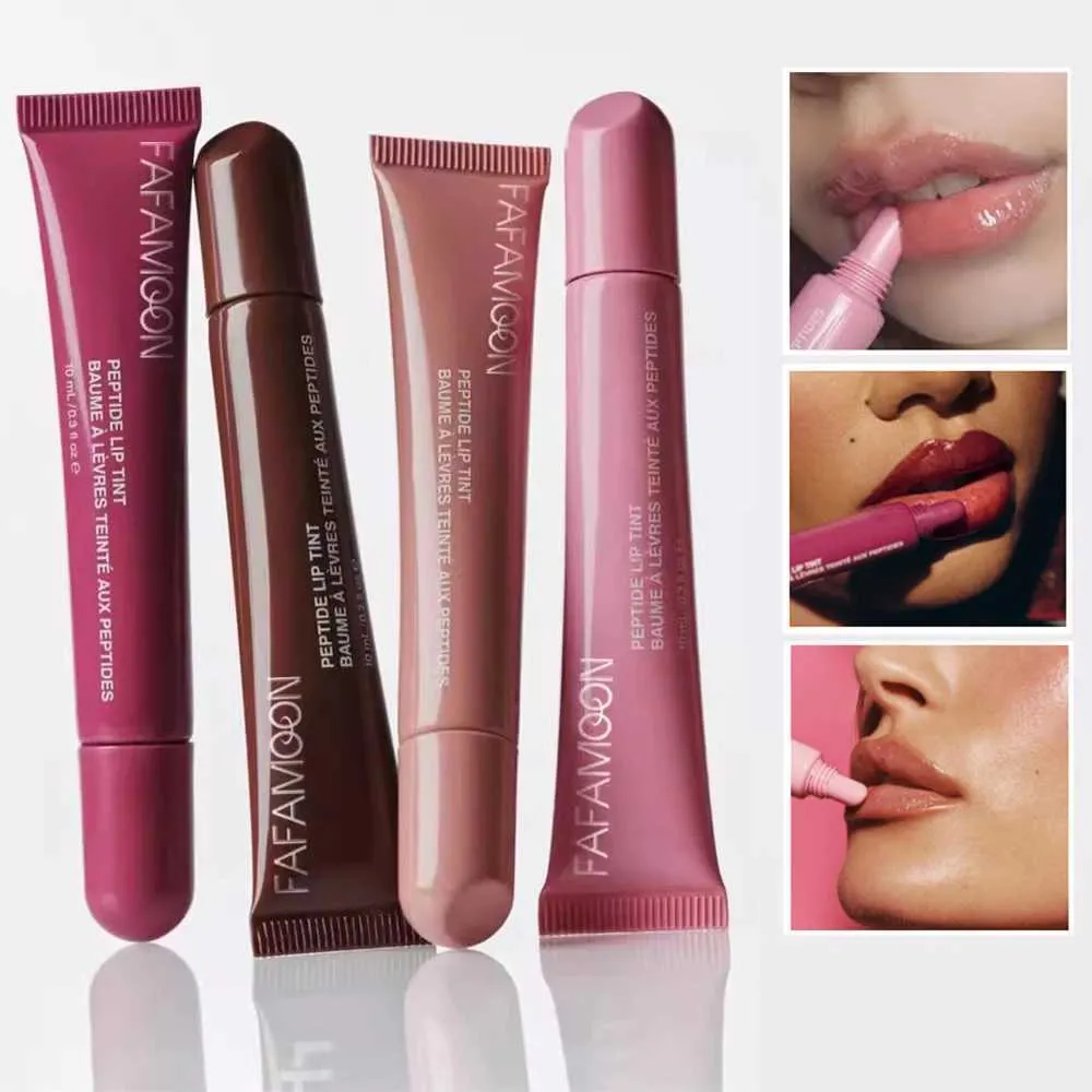 Rhod Peptide Lip Tint 10ml Sheer Color Hydrating Glossy Finish Liquid ...