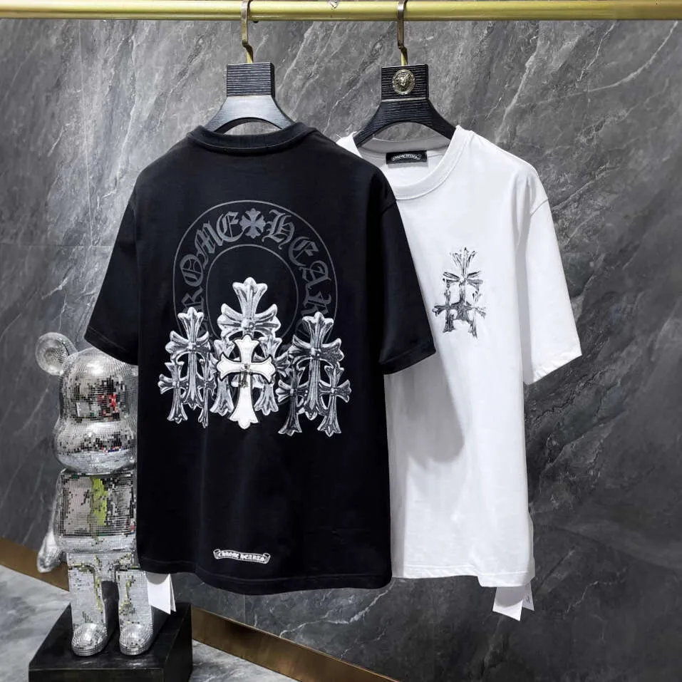 Wholesale 24SS CH Croquet Horseshoe Embroidery Leather Print Short ...
