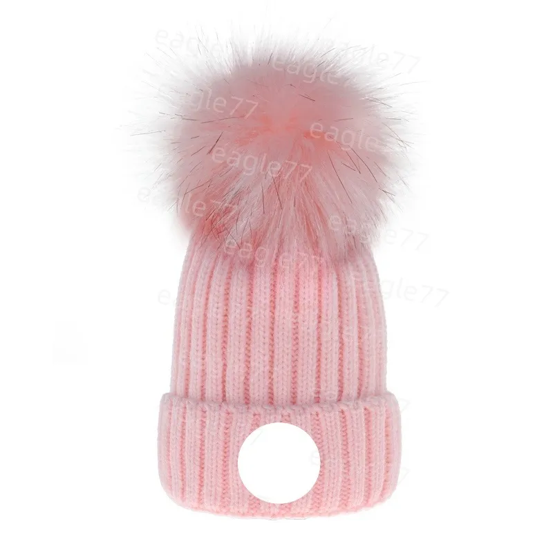 Designer Beanies Mens Warm Winter Hat With Large Faux Fur Pom, Stylish ...