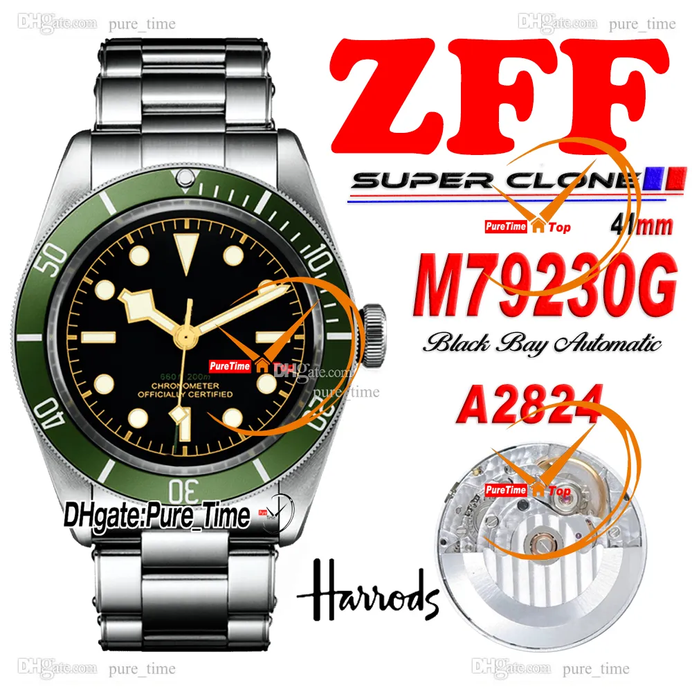 ZFF M79230G 39mm Automatic Mens Watch Green Dial,... From Pure_time ...