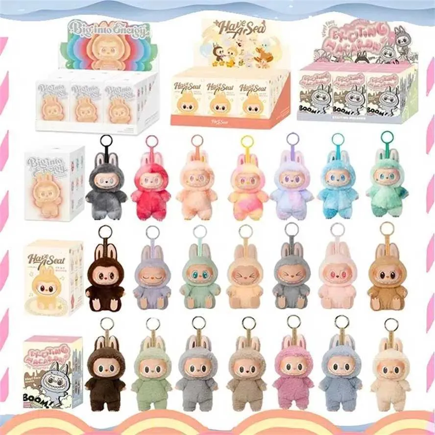 Labubu Monsters V3 Serien Blind Teddy Vinyl Base Toy Animerade ...