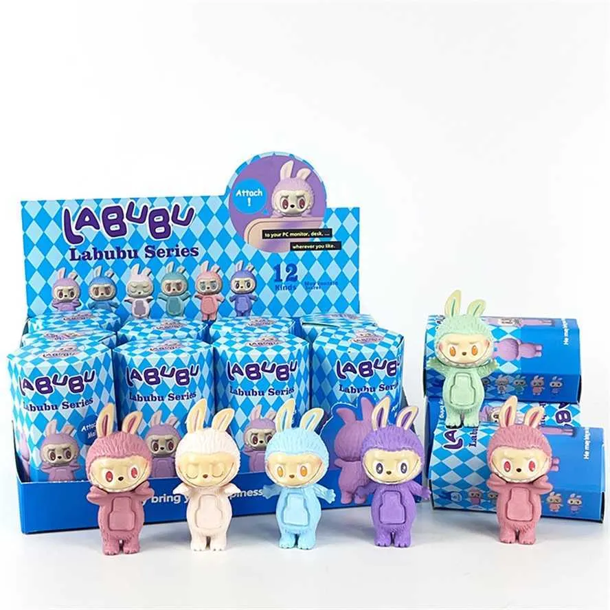 Labubu Mini Sonny Angel Hippers Miniso Blind Cute Collection PVC Model ...