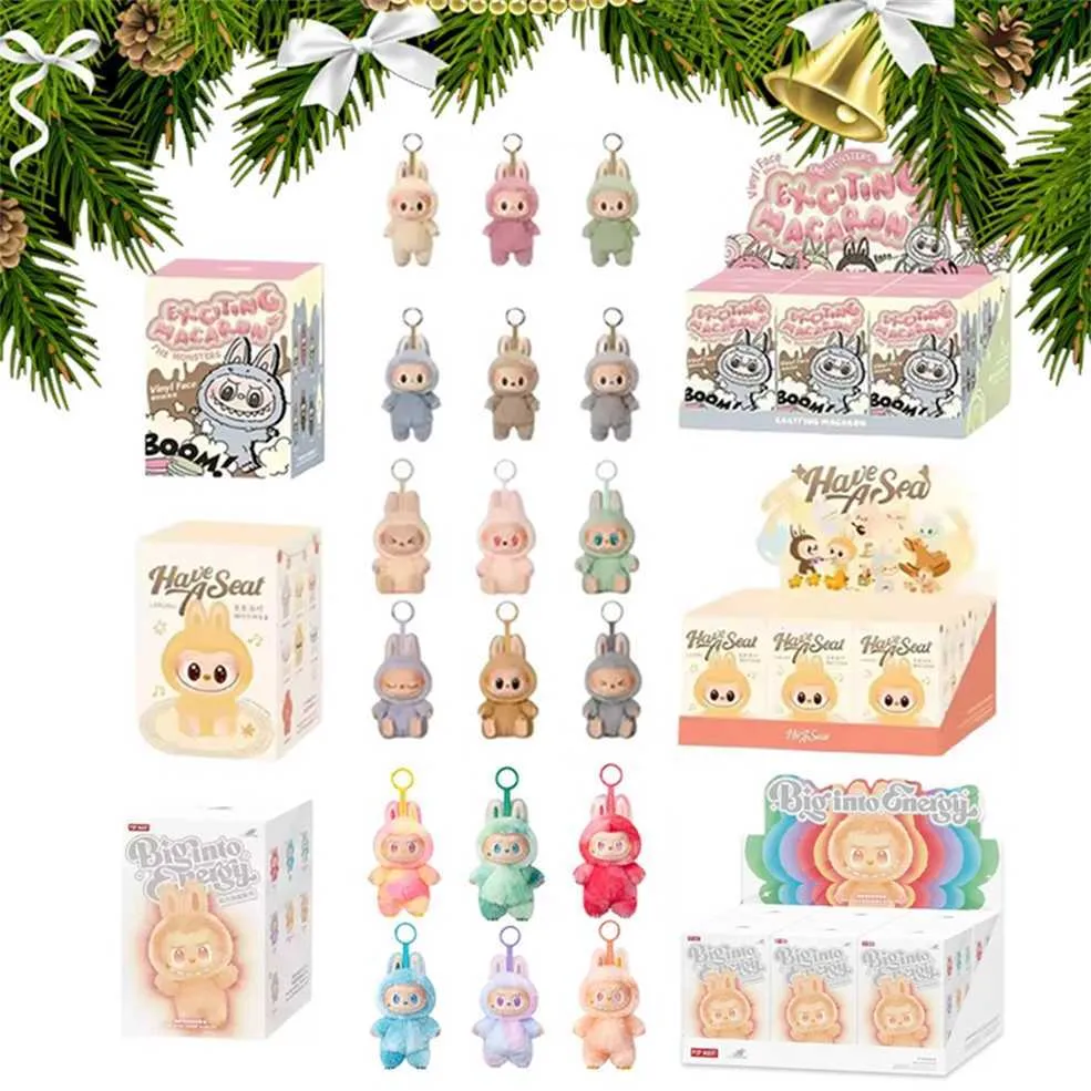 Hot Toys Macaron Monster V3 Big In Energy Blind Series PVC Labubu Pense ...