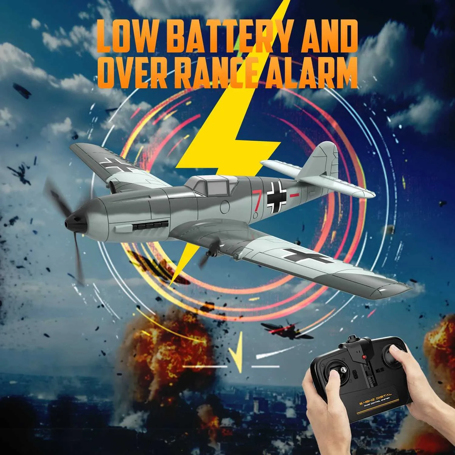 4G 3CH Radio Controlled Airplane Smart Balance EPP Glider With 6 Axis ...