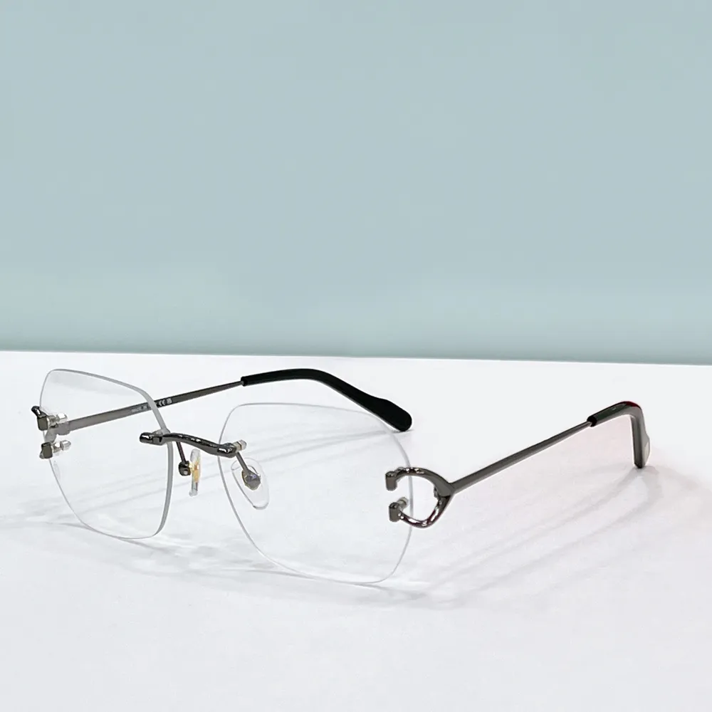 Rimless Eyeglasses Glasses Gold Frame Clear Lens... From Jenlsky, $43. ...
