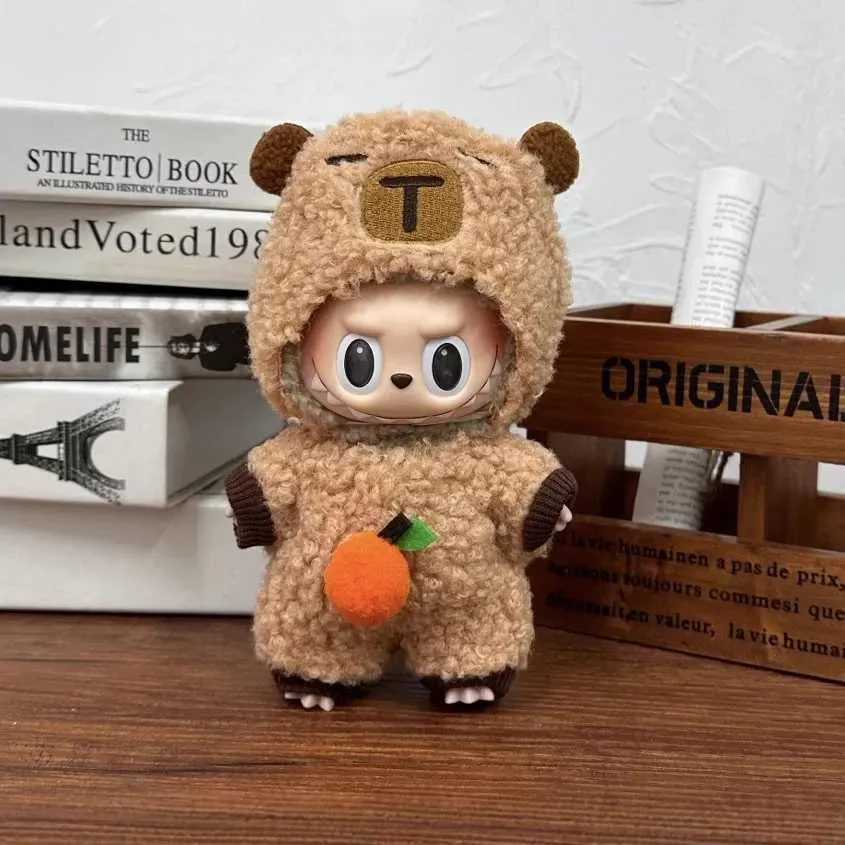 Labubu Doll Clothes 17cm Red Ancient Costume Cosplay Accessories for ...