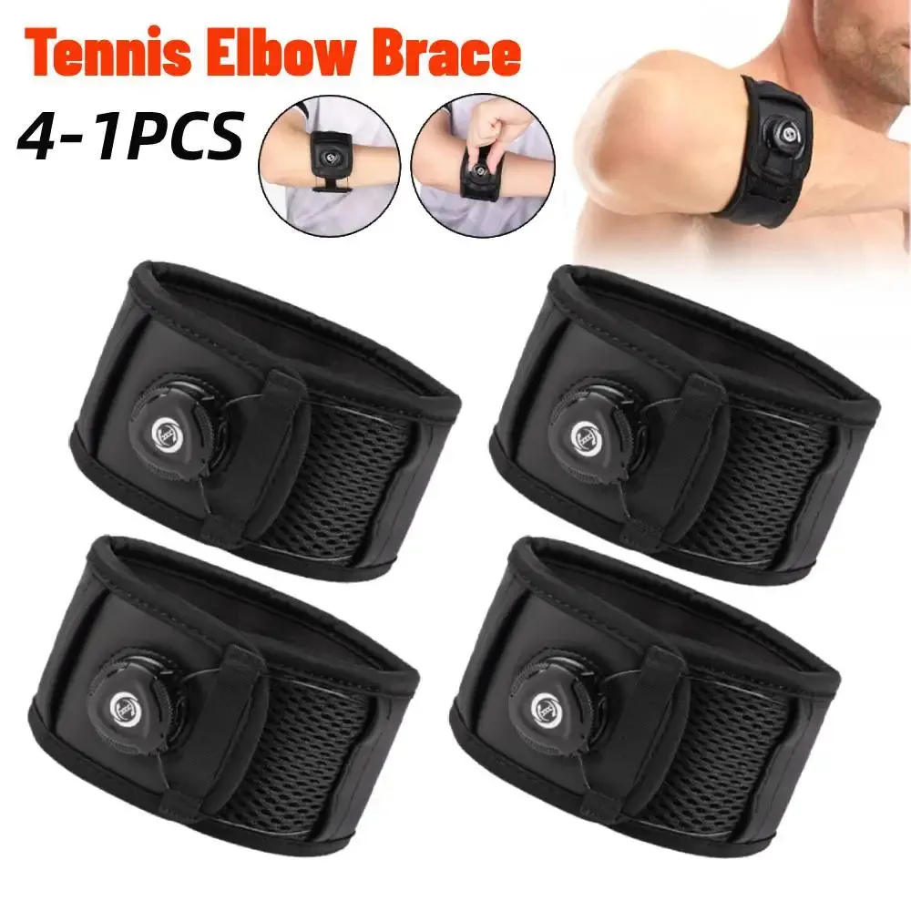 4 Adjustable Elbow Brace Tennis Elbow Brace For Gym Sports Breathable ...
