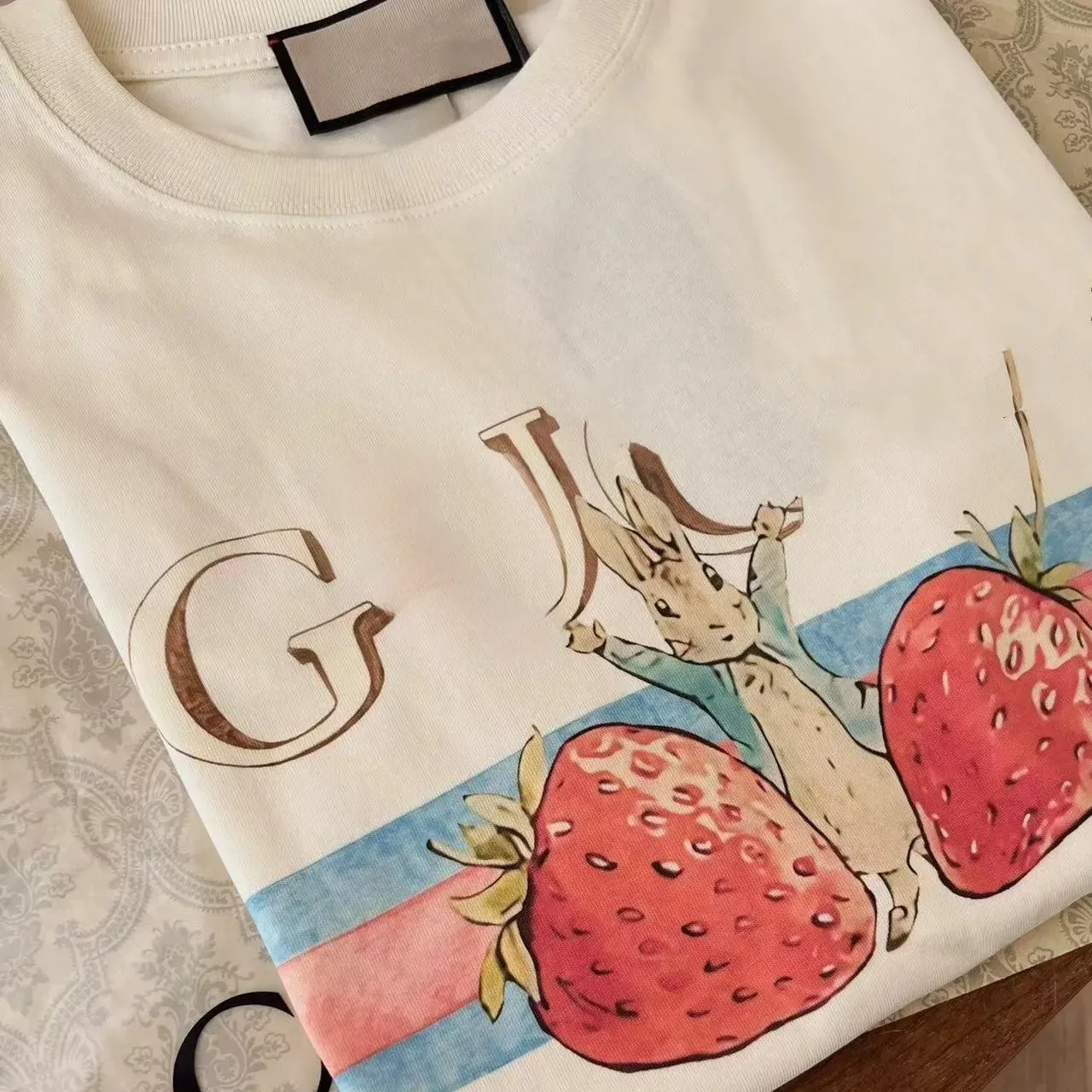 Designer Women T Shirt Cute Band Print Short Sleeve Summer Leisure Tee ...