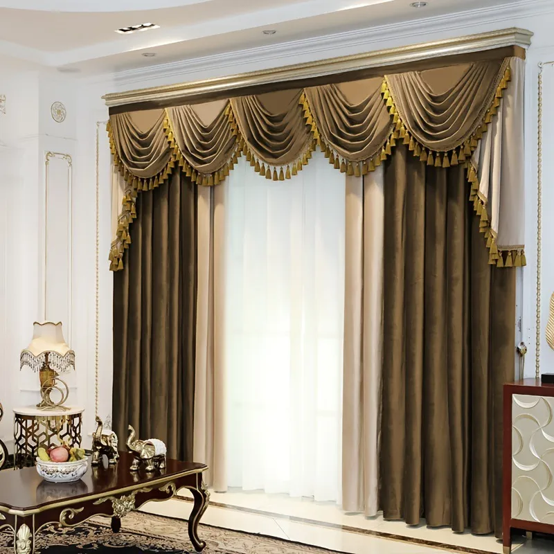 Custom Fashion Luxury Curtains High Quality Living... From Huayou_hy ...