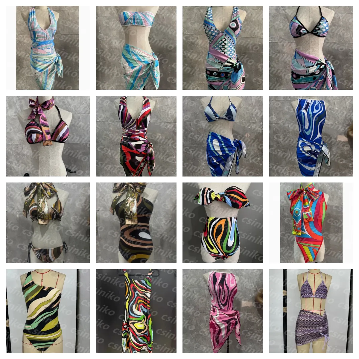 Printed Women's Swimwear: Ruffled Backless Bathing Suit In S XL Sizes ...