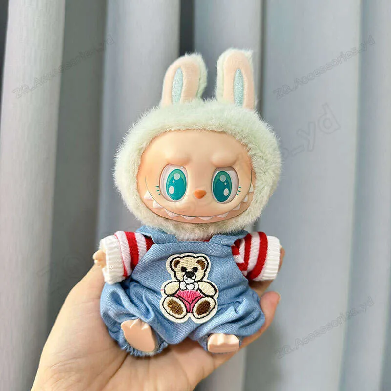 Popmart Labubu Labubu Animated CharactersはシートシリーズMacaron 2ペンダント人形モンスター ...
