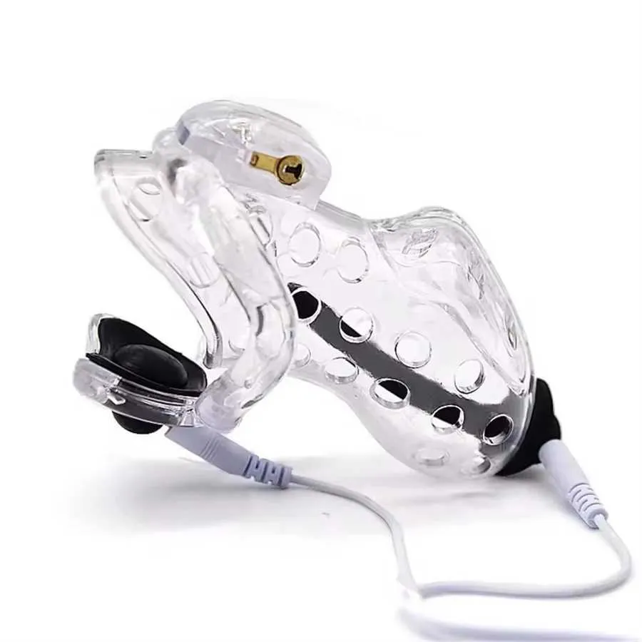 Electro Stimulation Device: Plastic Long & Short Cage, Cock Ring, Ball ...