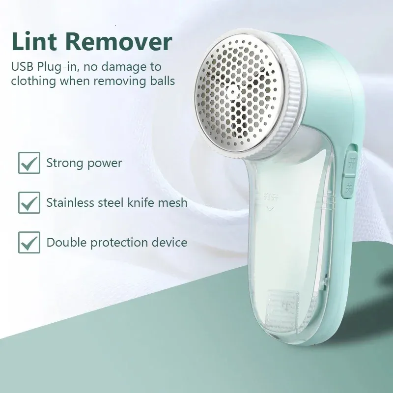 Household Electric Lint Remover Fabric Shaver, Portable Clothes Fluff ...