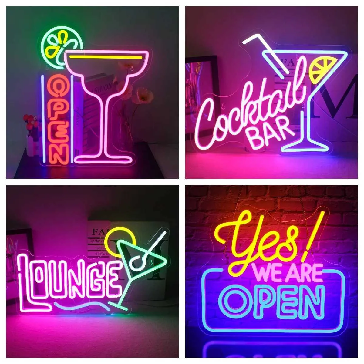 Open Welcome Bar Neon LED Sign USB Powered Room... From Addilynn, $13. ...