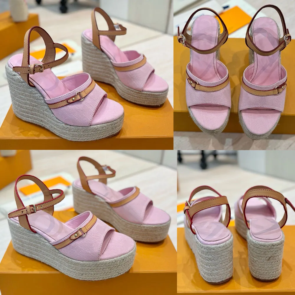TM Helios Wedge Pink Sandal Designer Womens Pink... From ...