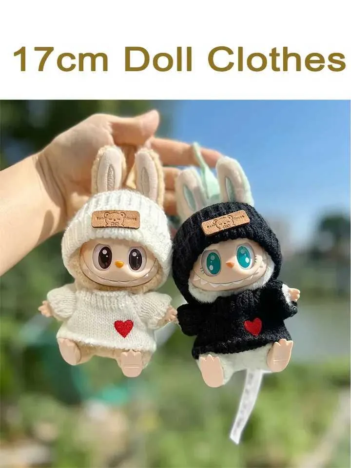 17cm Labubu Doll Clothes V1v2 Labubu Clothes Outfit Doll Dress Suit ...