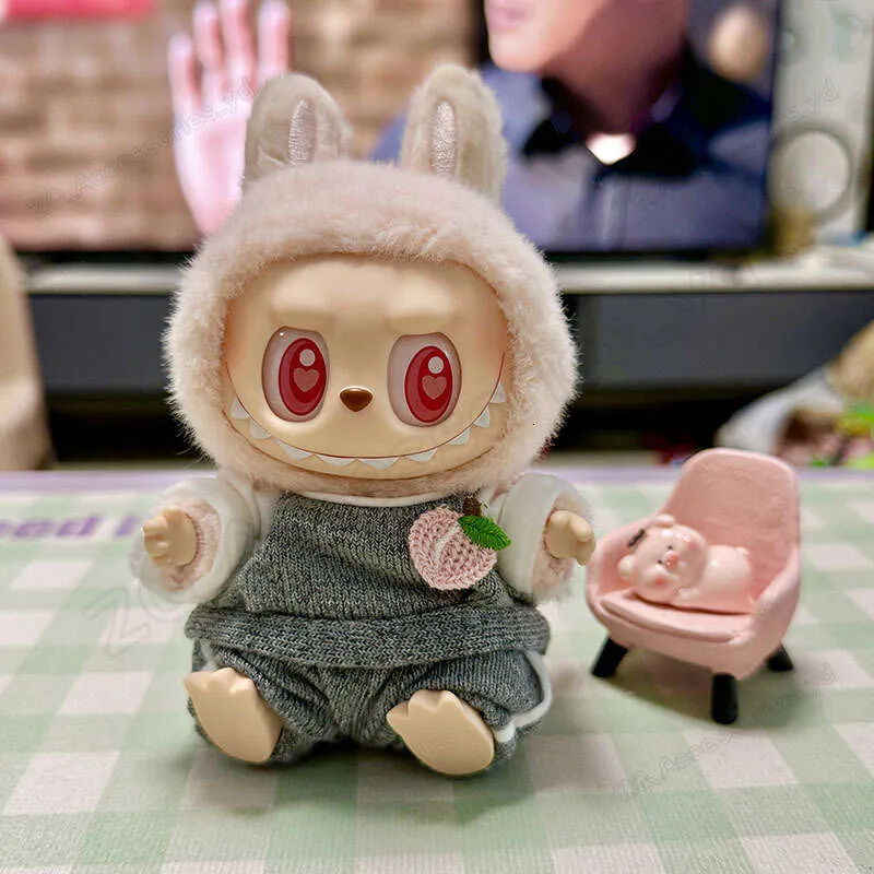 Popmart Labubu New Labubu Coco Colo Series Vinyl Plush Pendant Macaron ...
