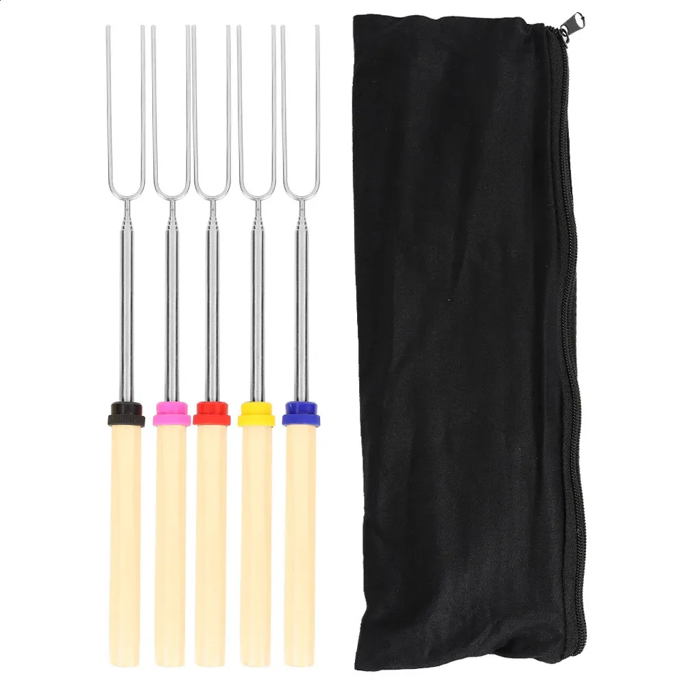 Telescopic Grill Fork Spatula For Outdoor Roasting And Camping, US ...