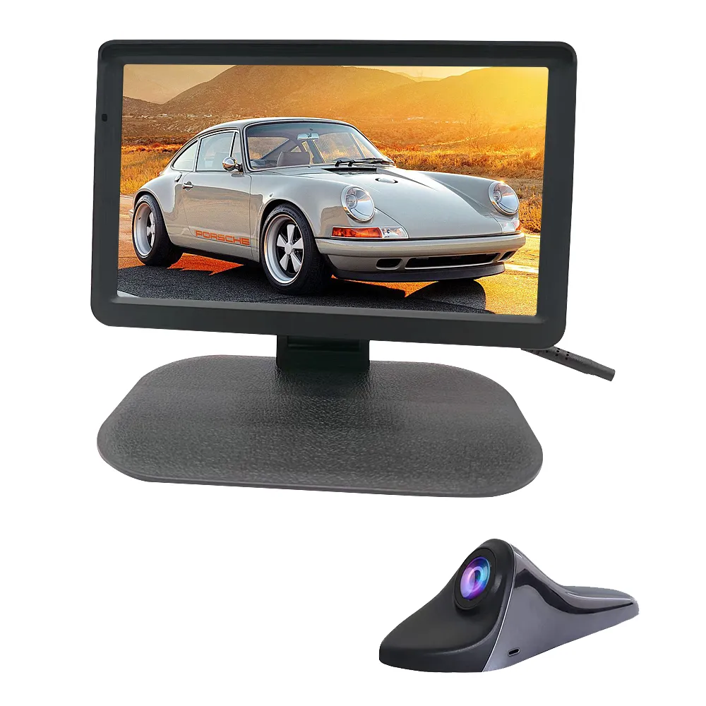 7 Inch HD Car Side View Dashboard Camera With IP68 Waterproofing, LCD ...