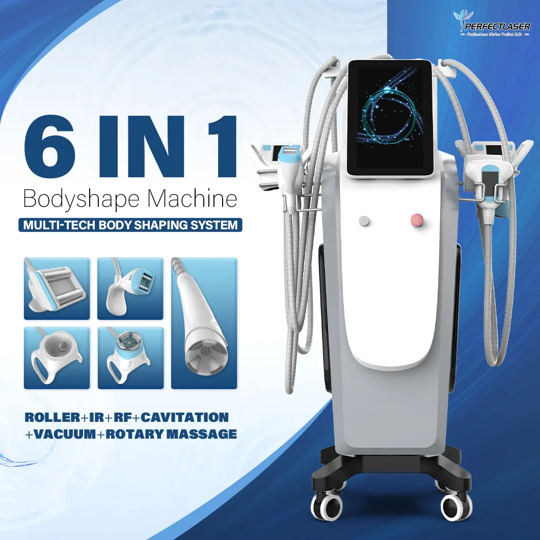 6 In 1 Beauty Salon Vacuum Roller Massage Machine For Skin Tightening ...