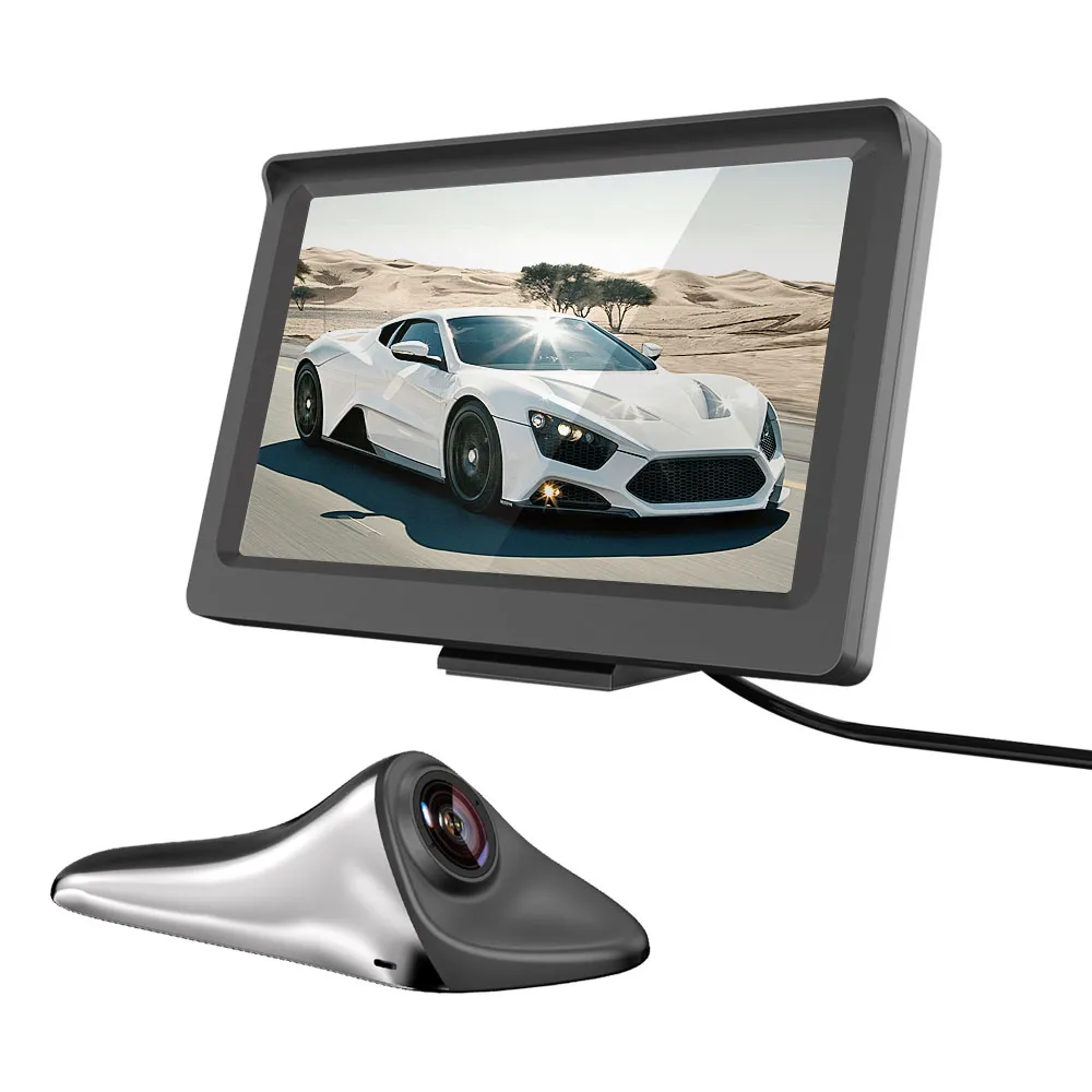 7 HD Car Side View Dashboard Camera With IP68 Waterproofing, LCD Screen ...