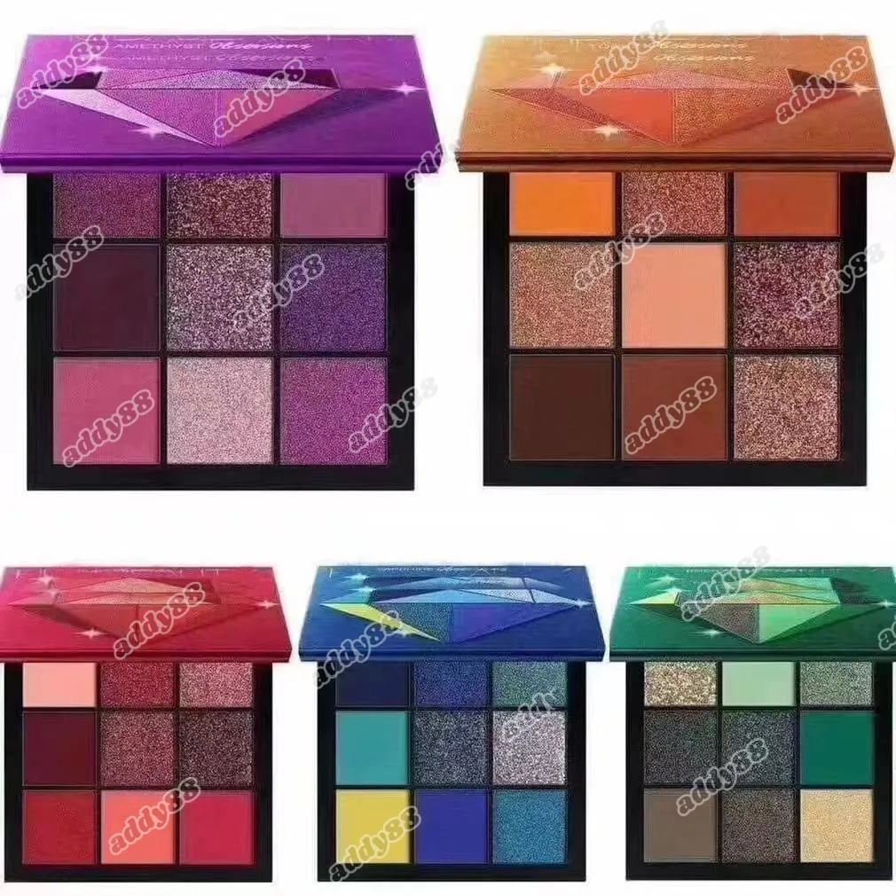 9-Color Diamond Eyeshadow Palette - Ruby, Coral, Mauve Tones. Shop Now ...