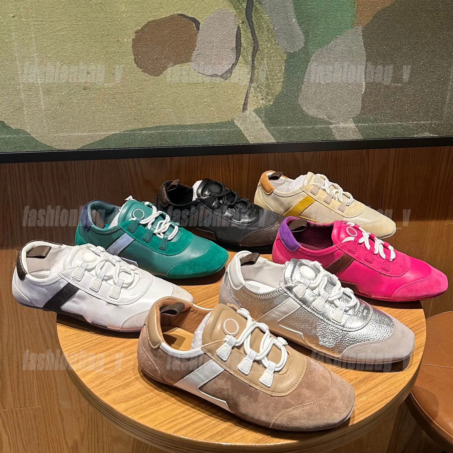 Bulk SNESKERina Ballet Shoes Designer Casual Shoes Suede Sneaker Women ...