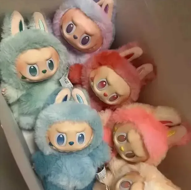 Labubu Doll Blind Box Teddy Collectible Vinyl Dolls With Animated ...