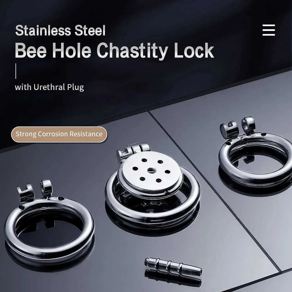 Stainless Steel Restraint Device Male Chastity Lock With Unique Design ...