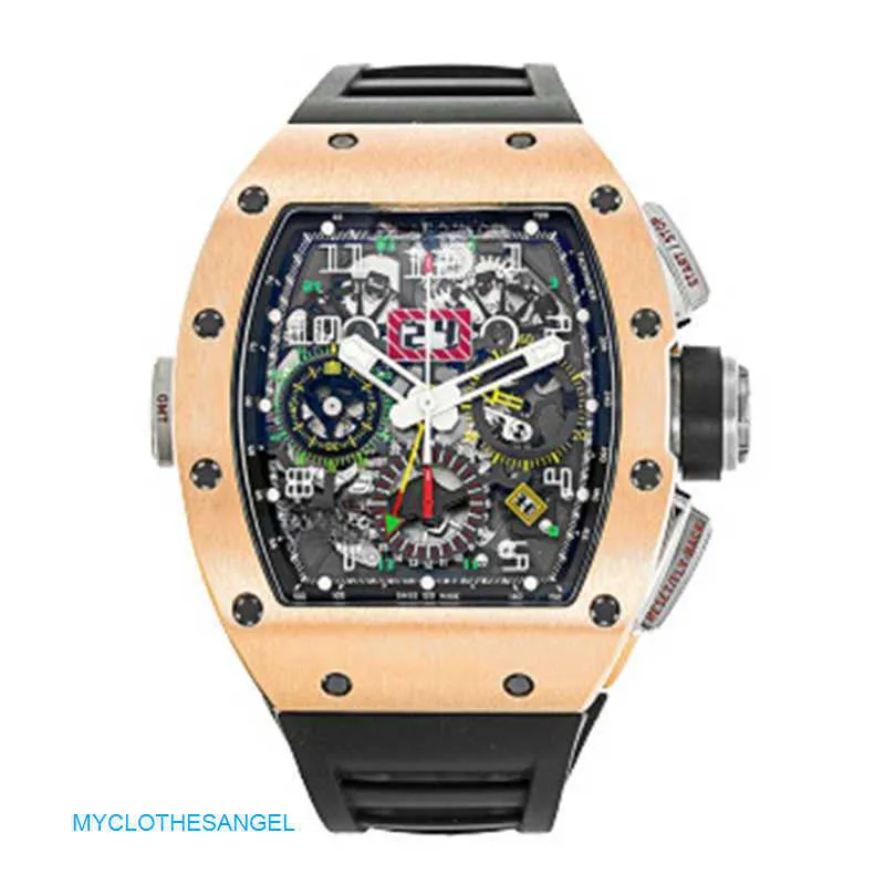 Luxury Designer Chronograph Men's Quartz Watch 18k Rose Gold, Dual Time ...