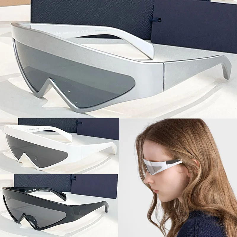 Modern Women's Elliptical Sunglasses Futuristic Ring Design, UV400 ...