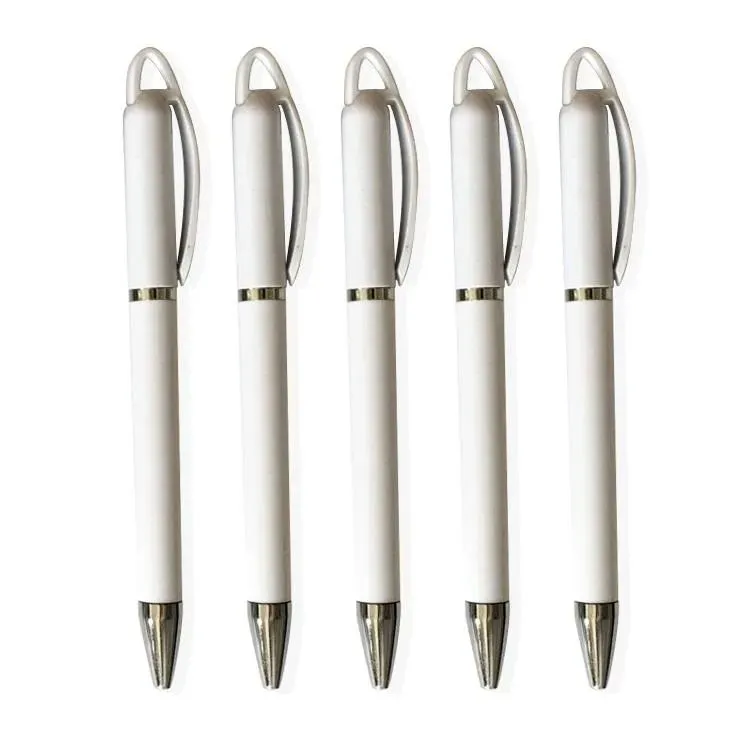 DIY Sublimation Ballpoint Pens: White Heat Transfer Printing Pens For ...