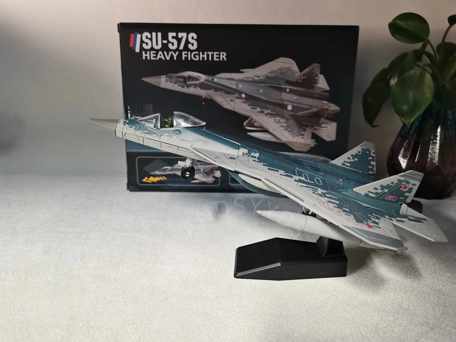 1/72 Scale Russian SU57 Sukhoi SU 57 Fighter Toy Jet Airplane Metal ...